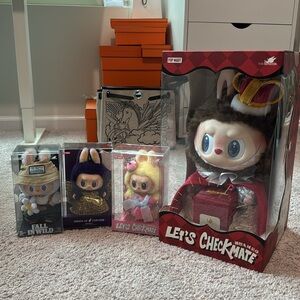 POP MART | Accessories | The Monsters King Labubu Lets Checkmate Series ...